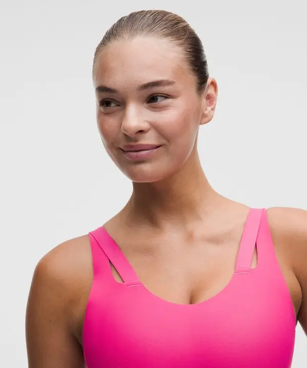 Lululemon Levitation Sports Bra - Flamingo Fun Tone