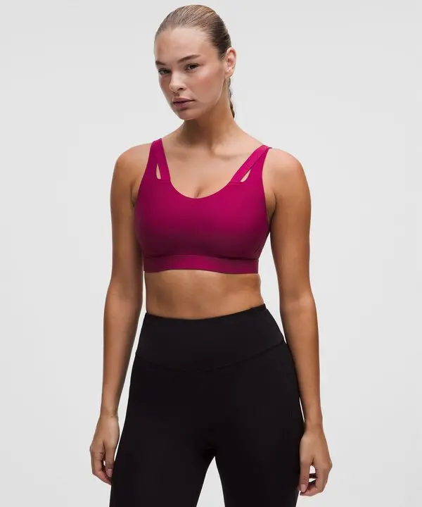 Lululemon Levitation Sports Bra - Raspberry Rave