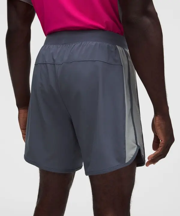 Lululemon Lightweight Mesh-panelled Tennis Shorts - Dusty Diamond/feather Grey