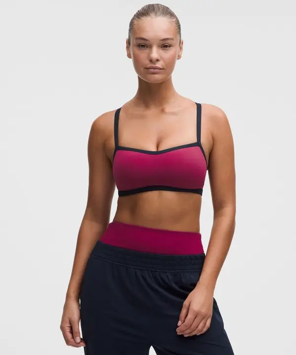 Lululemon Like A Cloud Bra D/dd Cup - Raspberry Rave/true Navy