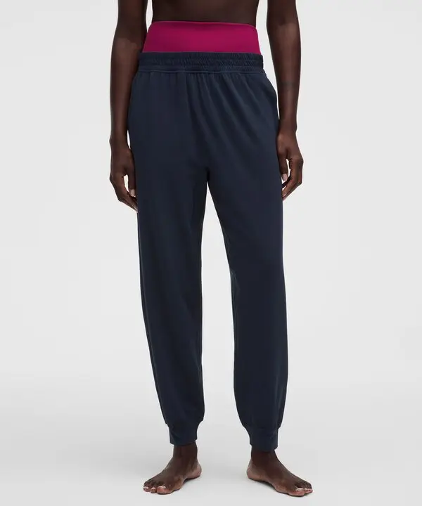 Lululemon Align™ Ribbed-waist Jogger - True Navy/raspberry Rave