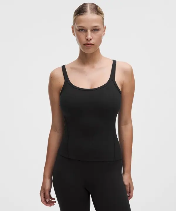 Lululemon Align™ Scoop-neck Waist-length Tank Top - Black
