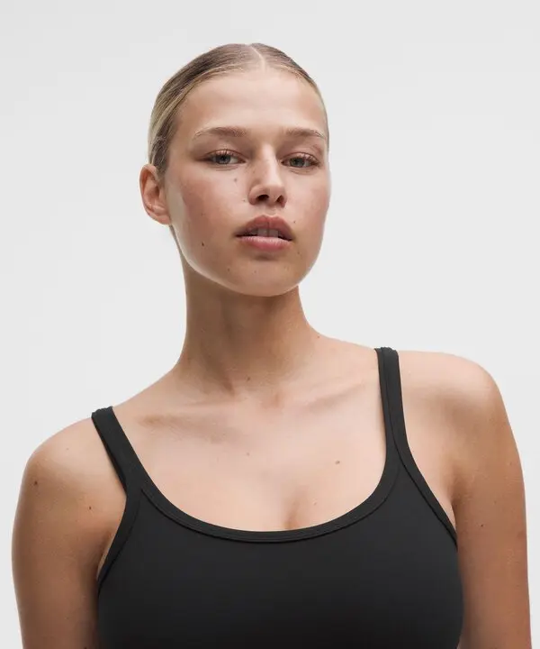 Lululemon Align™ Scoop-neck Waist-length Tank Top - Black