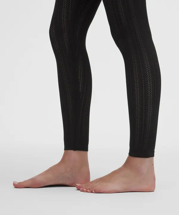 Lululemon Revealknit Pointelle High-rise 7/8 Tight - Black