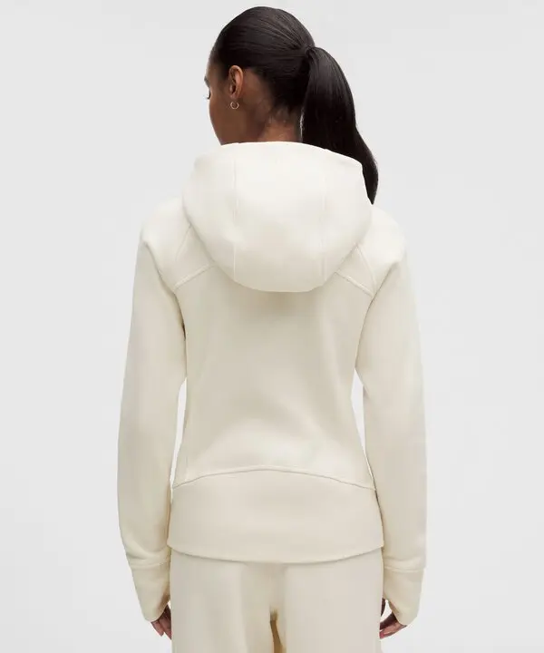 Lululemon Scuba Evolve Classic Full-zip Hoodie - Light Ivory/gold