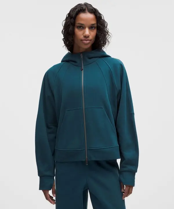 Lululemon Scuba Evolve Oversized Full-zip Hoodie - Remixed Marine