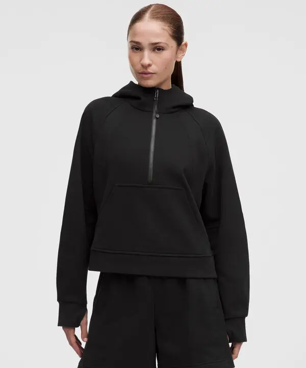 Lululemon Scuba Evolve Half-zip Hoodie - Black