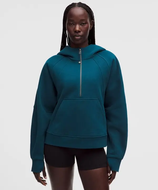 Lululemon Scuba Evolve Oversized Half-zip Hoodie - Remixed Marine