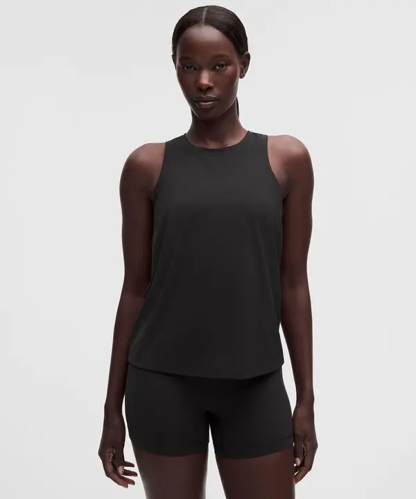 Lululemon Silky High-neck Yoga Tank Top - Black