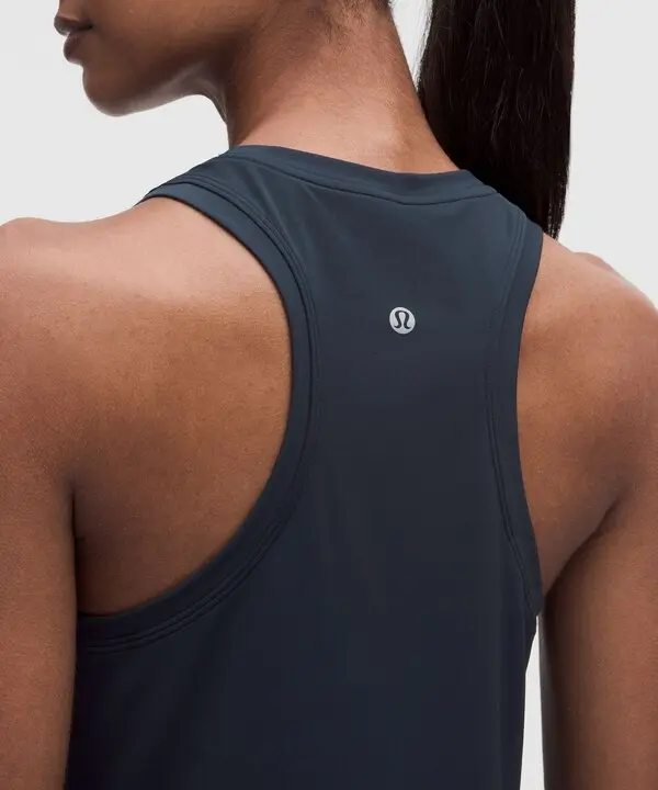 Lululemon Silky High-neck Yoga Tank Top - True Navy