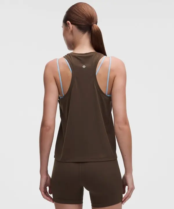 Lululemon Silky High-neck Yoga Tank Top - Walnut Crunch