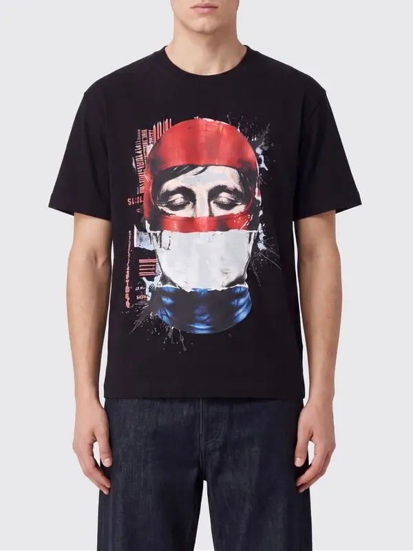 IH NOM UH NIT Graphic Print Crew Neck Cotton T-shirt