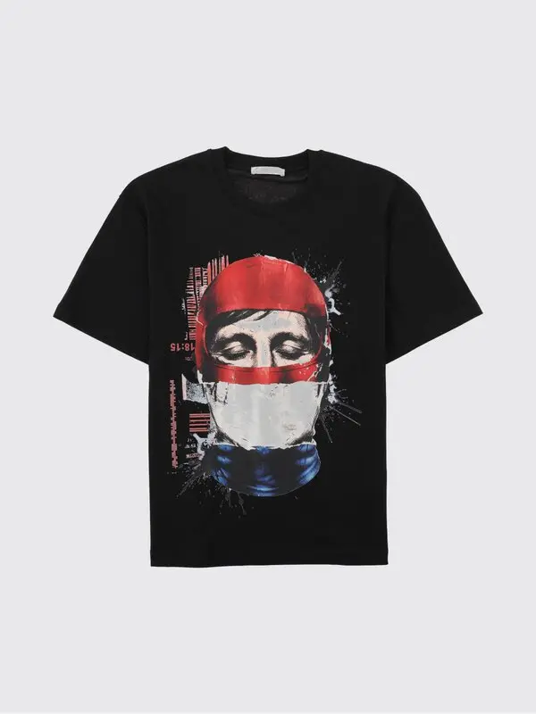 IH NOM UH NIT Graphic Print Crew Neck Cotton T-shirt