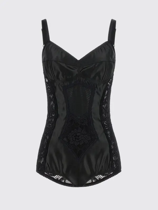 Dolce & Gabbana V-neck Lace Corset Top