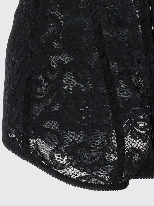 Dolce & Gabbana V-neck Lace Corset Top