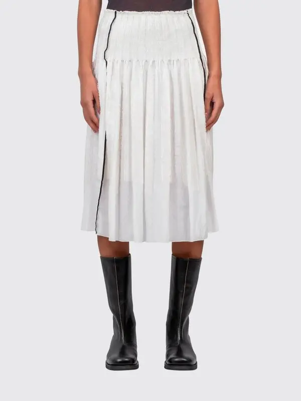 Paloma Wool High-waisted Pleated Midi Skirt In Sustainable Viscose