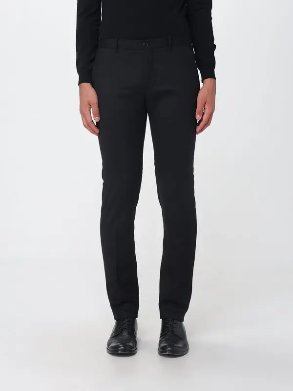 Incotex Slim Fit Tailored Trousers In A Stretch Wool Blend