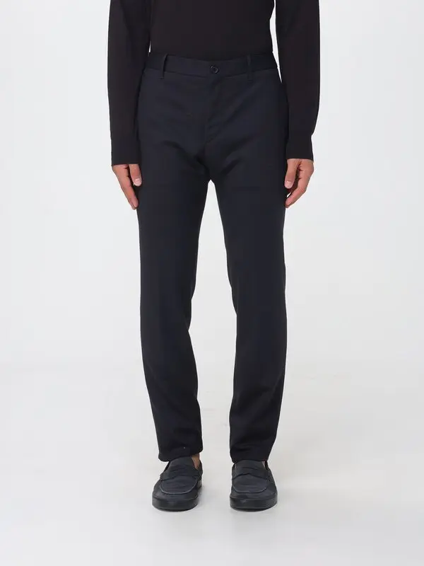 Incotex Slim Fit Tailored Trousers In Stretch Wool Blend - Blue