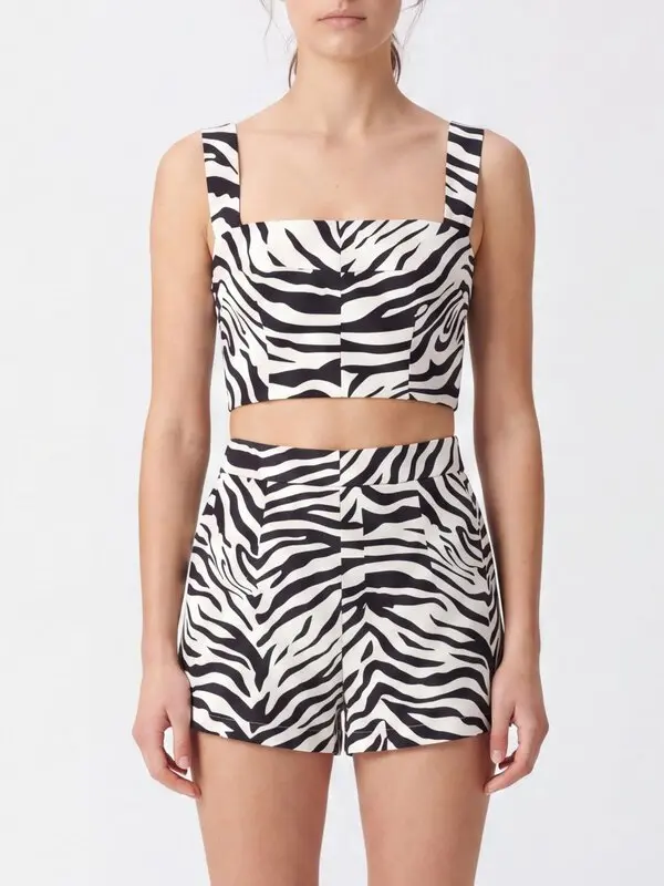 Dolce & Gabbana Zebra Print Cropped Top