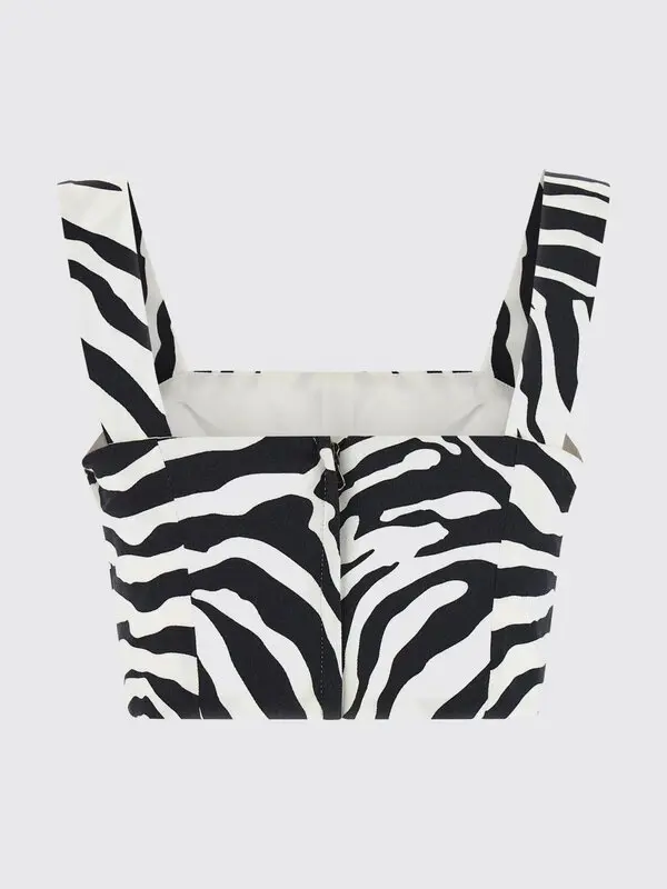Dolce & Gabbana Zebra Print Cropped Top