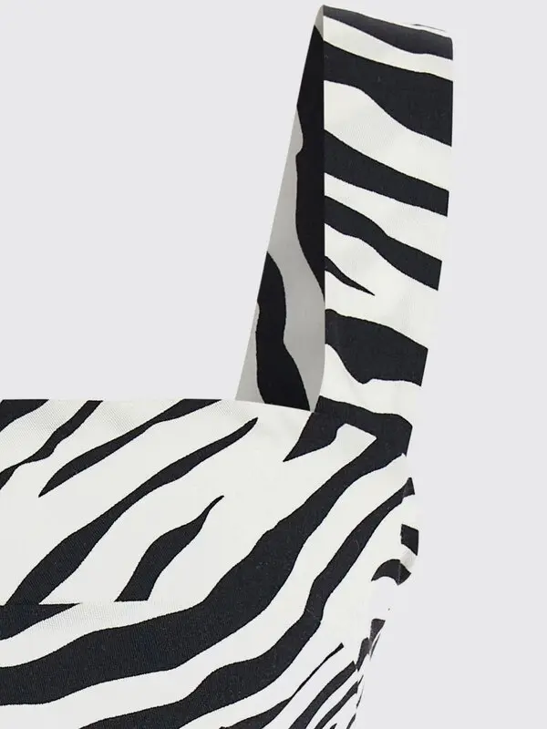Dolce & Gabbana Zebra Print Cropped Top
