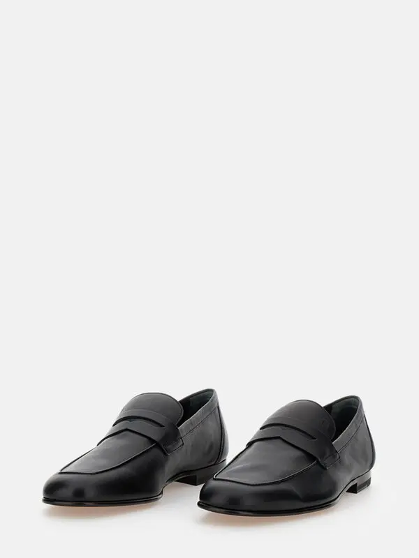 TOD'S Smooth Calfskin Penny Loafers