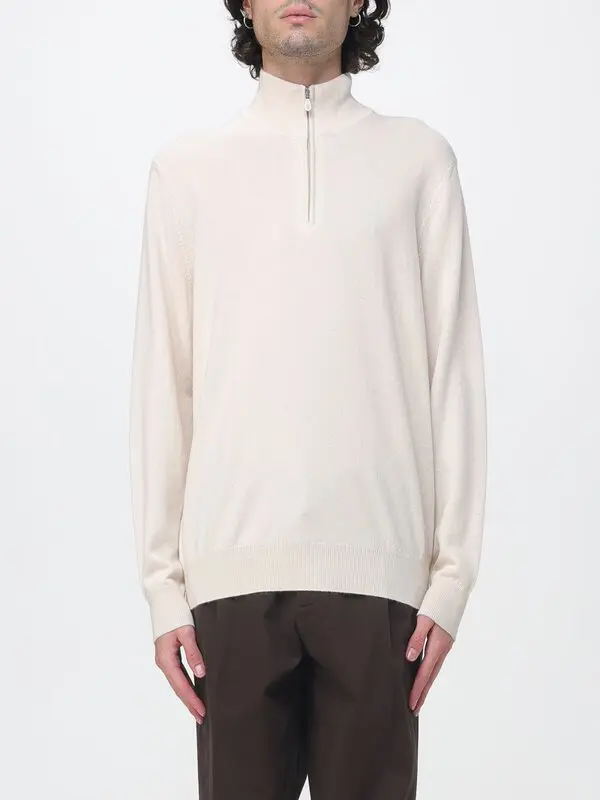 Brunello Cucinelli Slim Fit Half-zip Cashmere Turtleneck - Butter