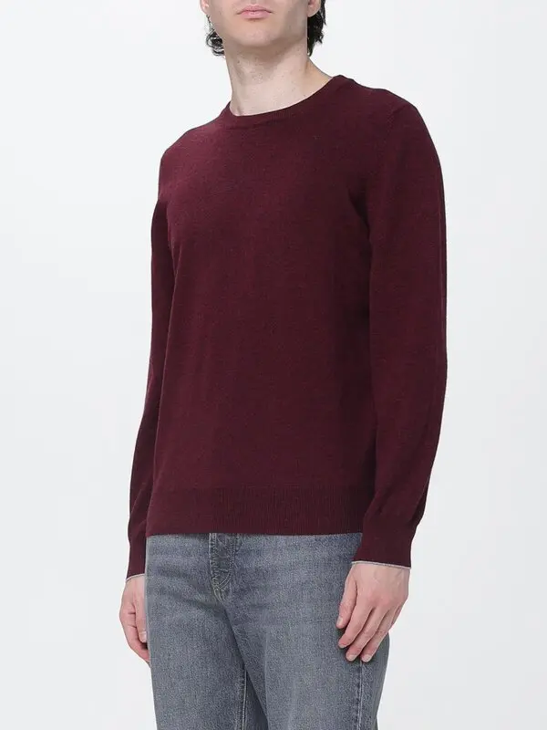 Brunello Cucinelli Pure Cashmere Long-sleeved Crewneck Jumper - Burgundy