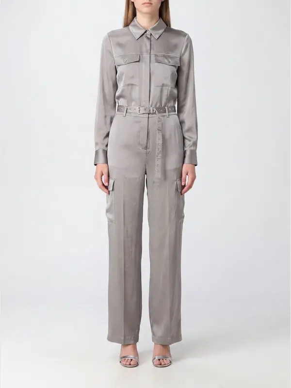 Michael Kors Recycled Fabric Cargo Jumpsuit