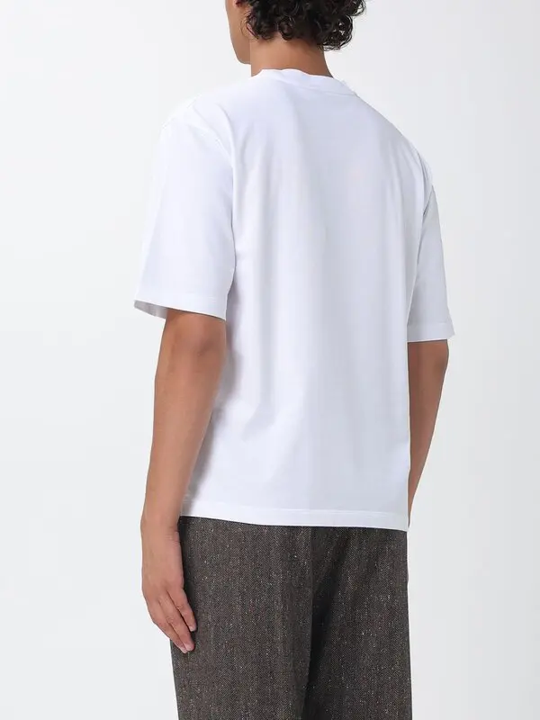 Dsquared2 Cotton T-shirt With Embroidered Logo And Dropped Shoulders