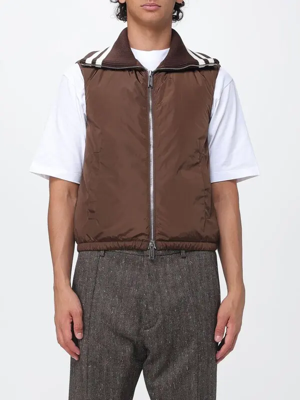 Dsquared2 Padded Technical Nylon Gilet With Contrast Trims