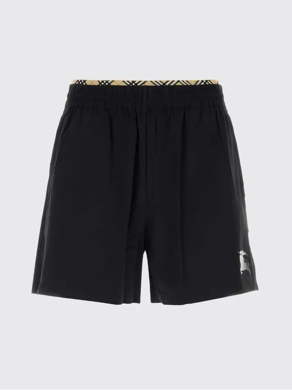 Burberry Nylon Jogging Shorts With Elasticated Waist