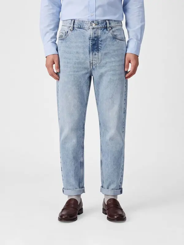 Brunello Cucinelli Straight Leg Jeans - Denim