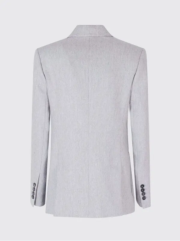 Eleventy Double-breasted Wool And Cashmere Blend Blazer With Peak Lapels