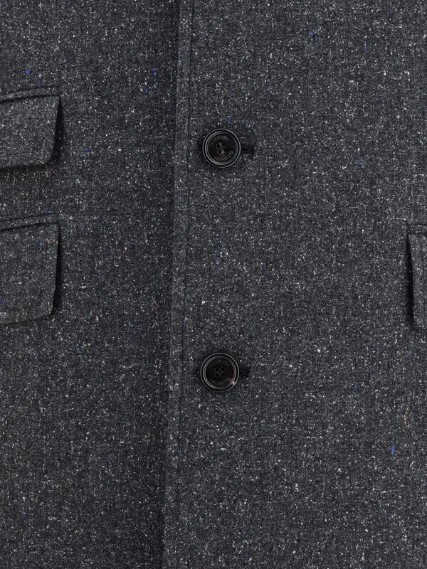 Valentino Garavani Single-breasted Long Coat In Merino Wool