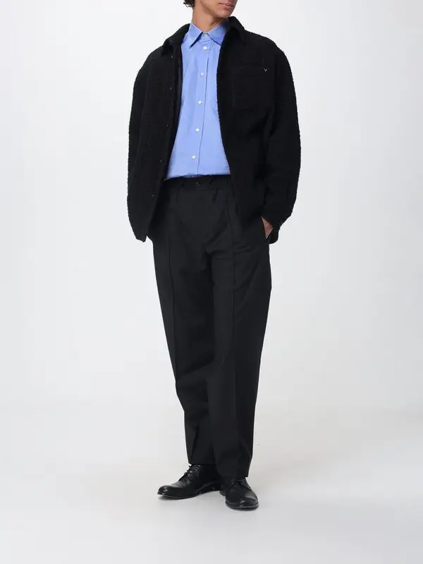 Valentino Garavani Slim Fit Shirt In Cotton Poplin With French Collar