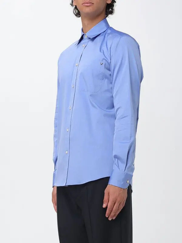 Valentino Garavani Slim Fit Shirt In Cotton Poplin With French Collar