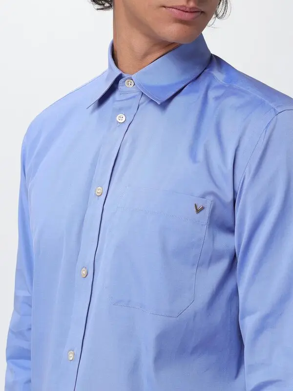 Valentino Garavani Slim Fit Shirt In Cotton Poplin With French Collar