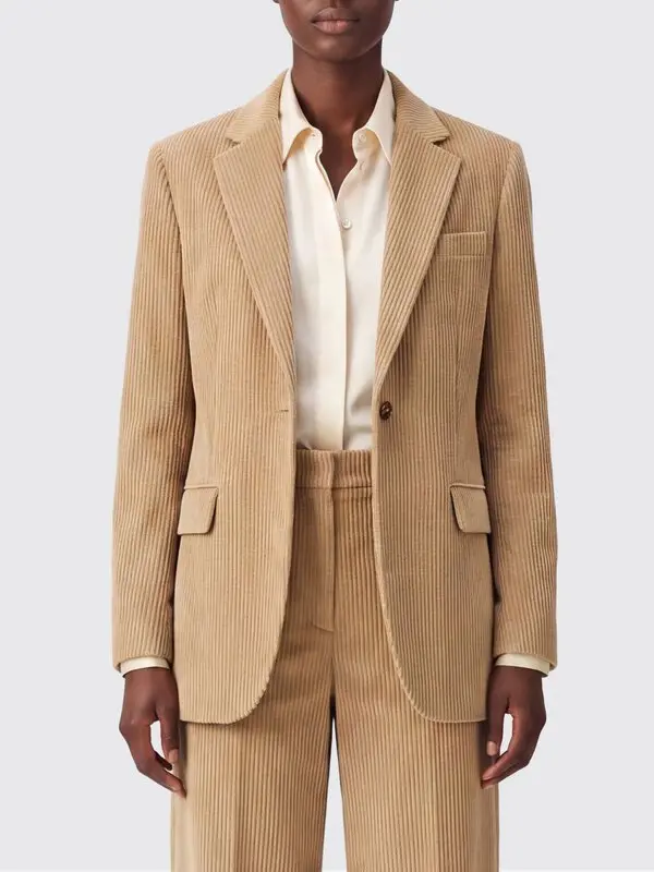 RÓHE Single-breasted Cotton Velvet Blazer