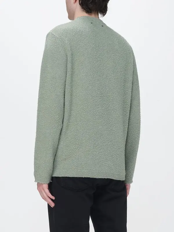 GOLDEN GOOSE Pure Virgin Wool Crewneck Jumper With Ribbed Trims