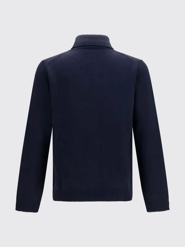 ROBERTO COLLINA Pure Wool Ribbed Turtleneck Jumper