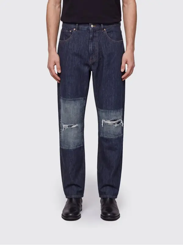 MAISON MARGIELA Mid-rise Straight-leg Jeans In Distressed - Denim