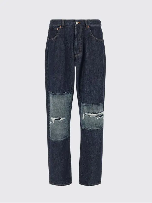 MAISON MARGIELA Mid-rise Straight-leg Jeans In Distressed - Denim