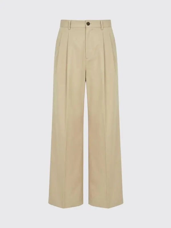 JIL SANDER Oversized Wide-leg Cotton Trousers