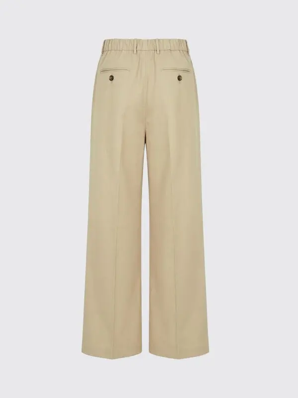 JIL SANDER Oversized Wide-leg Cotton Trousers