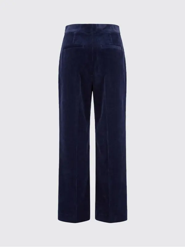 JIL SANDER Wide-leg Pleated Velvet Tailored Trousers
