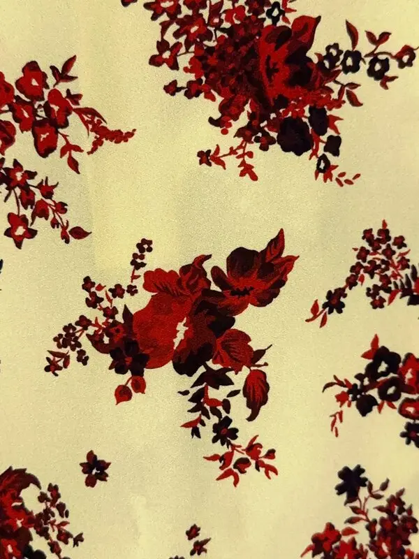 JIL SANDER Floral Print Midi Skirt