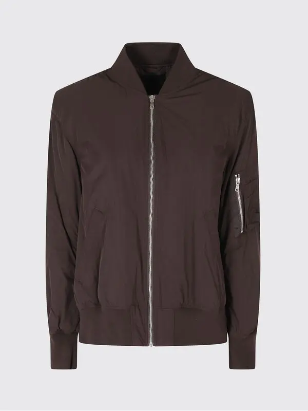 SEMICOUTURE Bomber Jacket With Zip Up And Zippered Pocket Detail