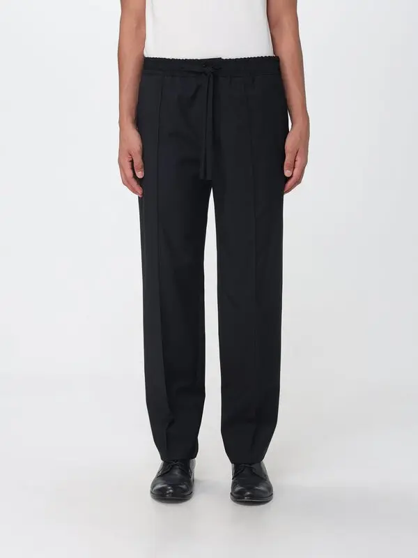 Valentino Garavani Twill Trousers With Elasticated Drawstring Waist
