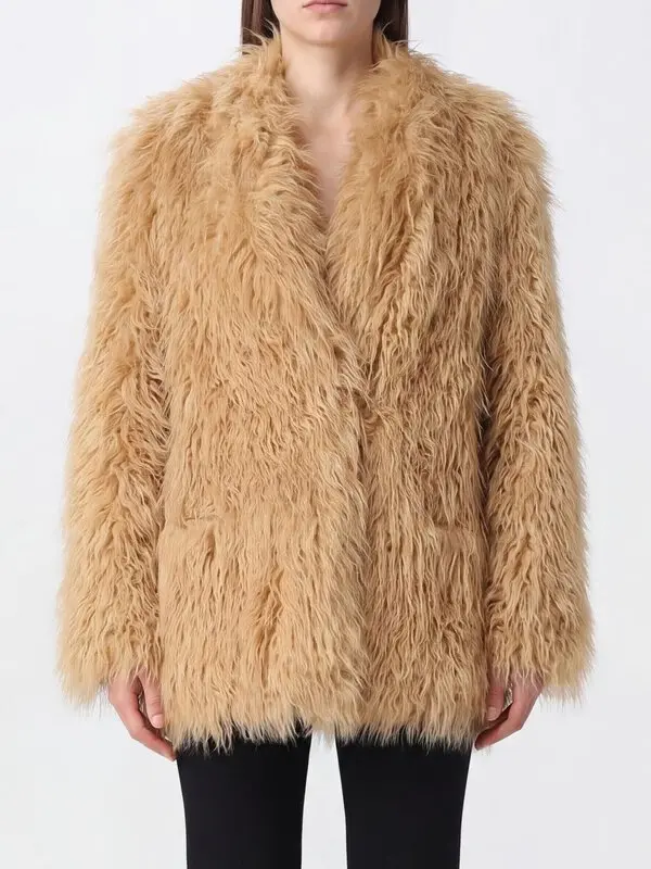 Isabel Marant Étoile Mylae Faux Fur V-neck Coat
